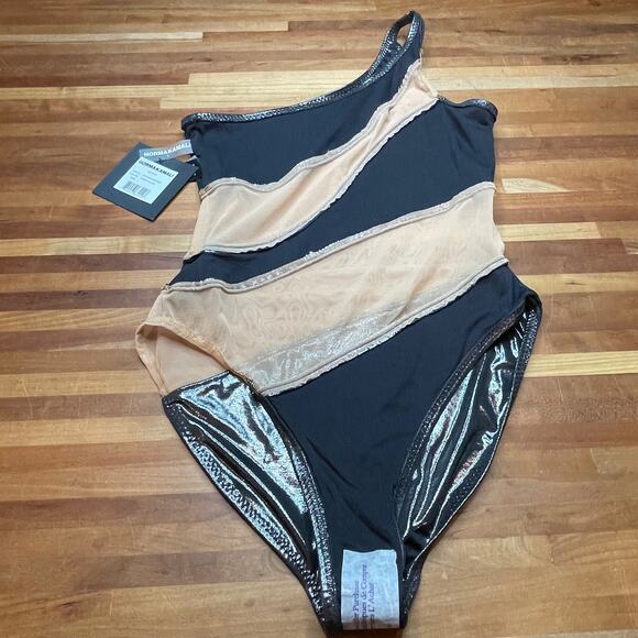 Norma Kamali | Swim | Norma Kamali Snake Metallic Mesh Swimsuit ...